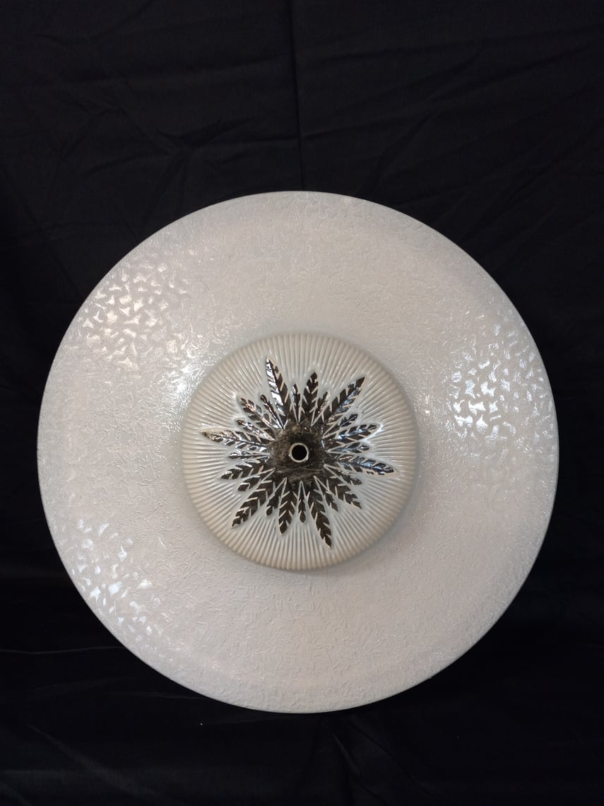 Beautiful 1930's Large Glass Shade 16" x 2" | Earthwise Architectual ...