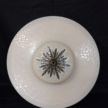 Beautiful 1930's Large Glass Shade 16" x 2" | Earthwise Architectual ...