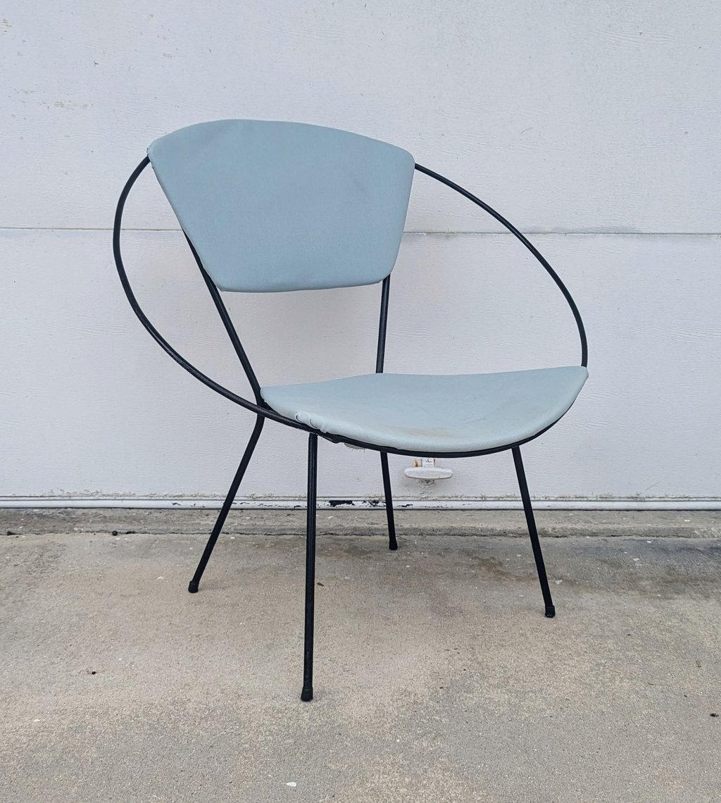 Metal hoop chair frame store