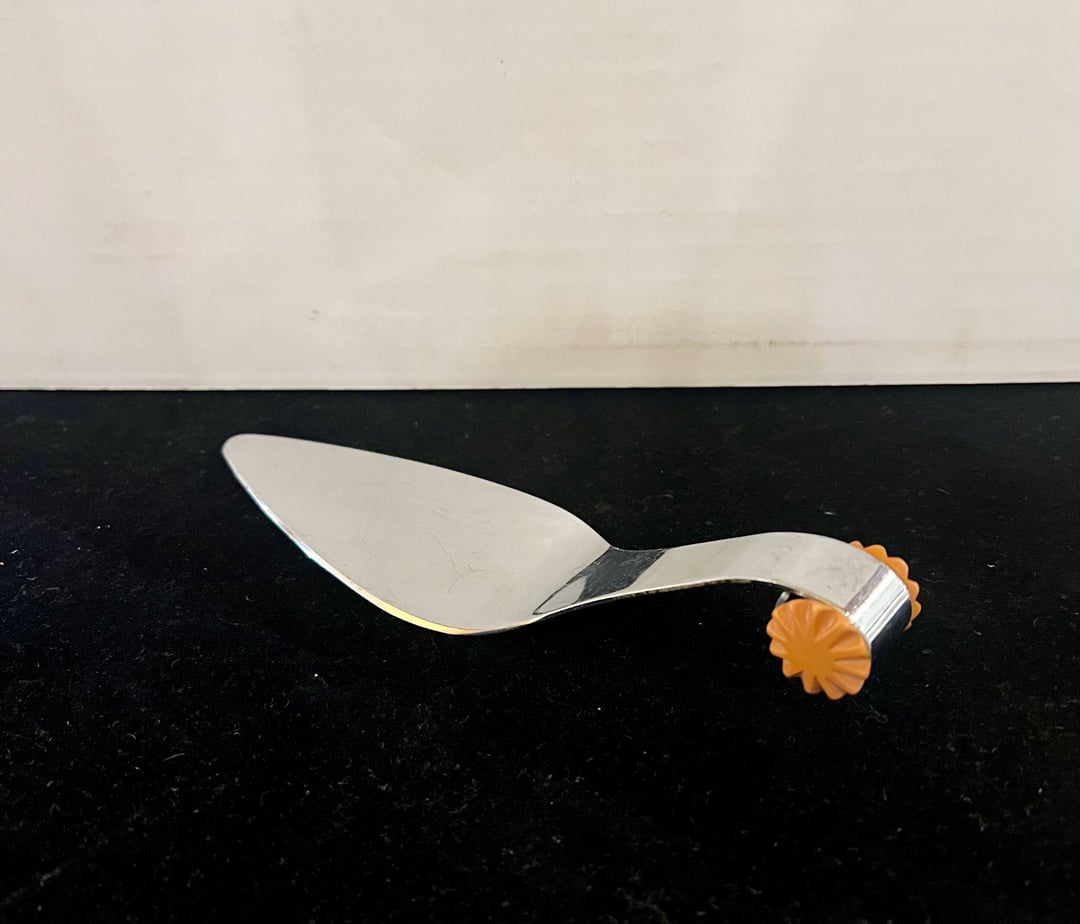 Art Deco Chrome & Bakelite Rare Cake Server by Chase | Klassik | San ...