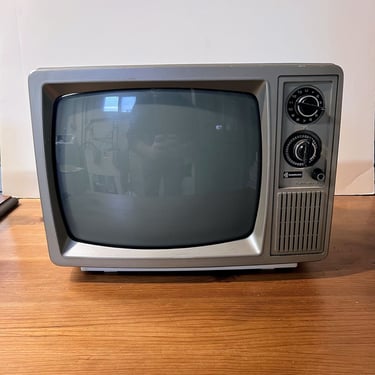 Vintage 1980s Samsung Black and White 12" Screen TV | Over the Years ...