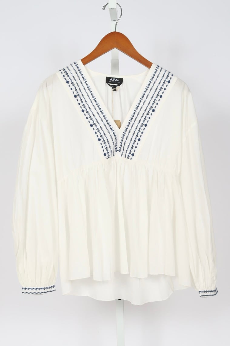 Vera Blouse - White | Dress | Beacon Hill - Boston, MA