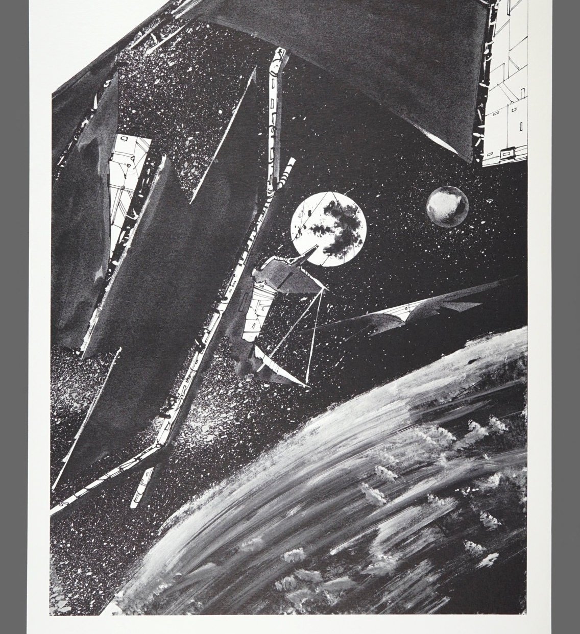 1978 Howard Chaykin Print Cody Starbuck Limited Edition 505/1000 Black ...