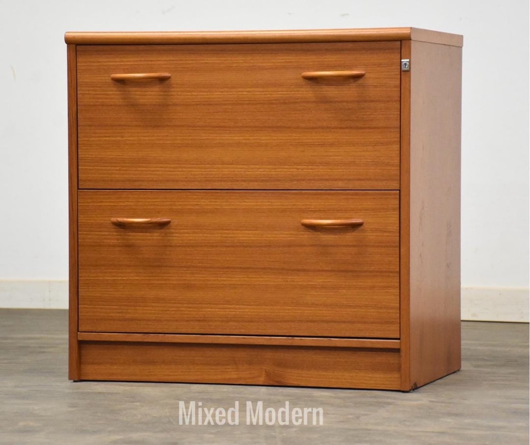 Danish Modern Teak Filing Cabinet | Mixed Modern | Nashua, NH