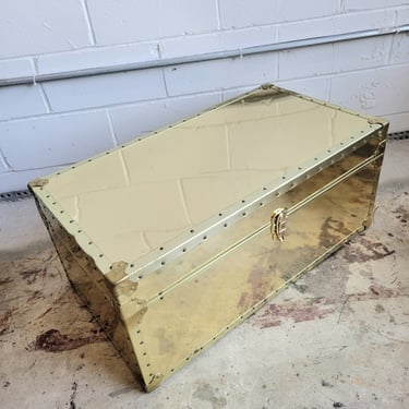 Hollywood Regency Gold Tone Trunk | Wishbone Reserve | Baltimore, MD