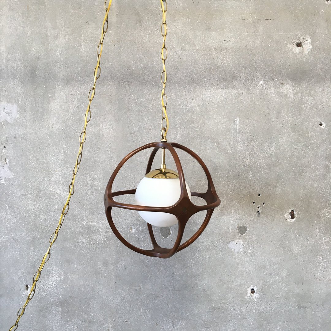 Mid Century Modern Atomic Hanging Lamp by Modeline | Urban Americana ...