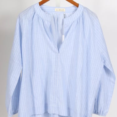 Marella Top - Stripe Sky | Dress - Beacon Hill - Boston, MA | ATTIC
