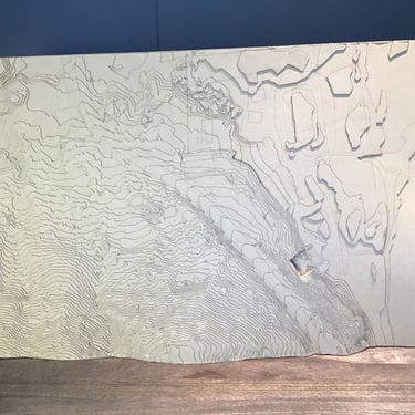 Cardboard Topological Map (Seattle) | Second Use - Seattle and Tacoma ...