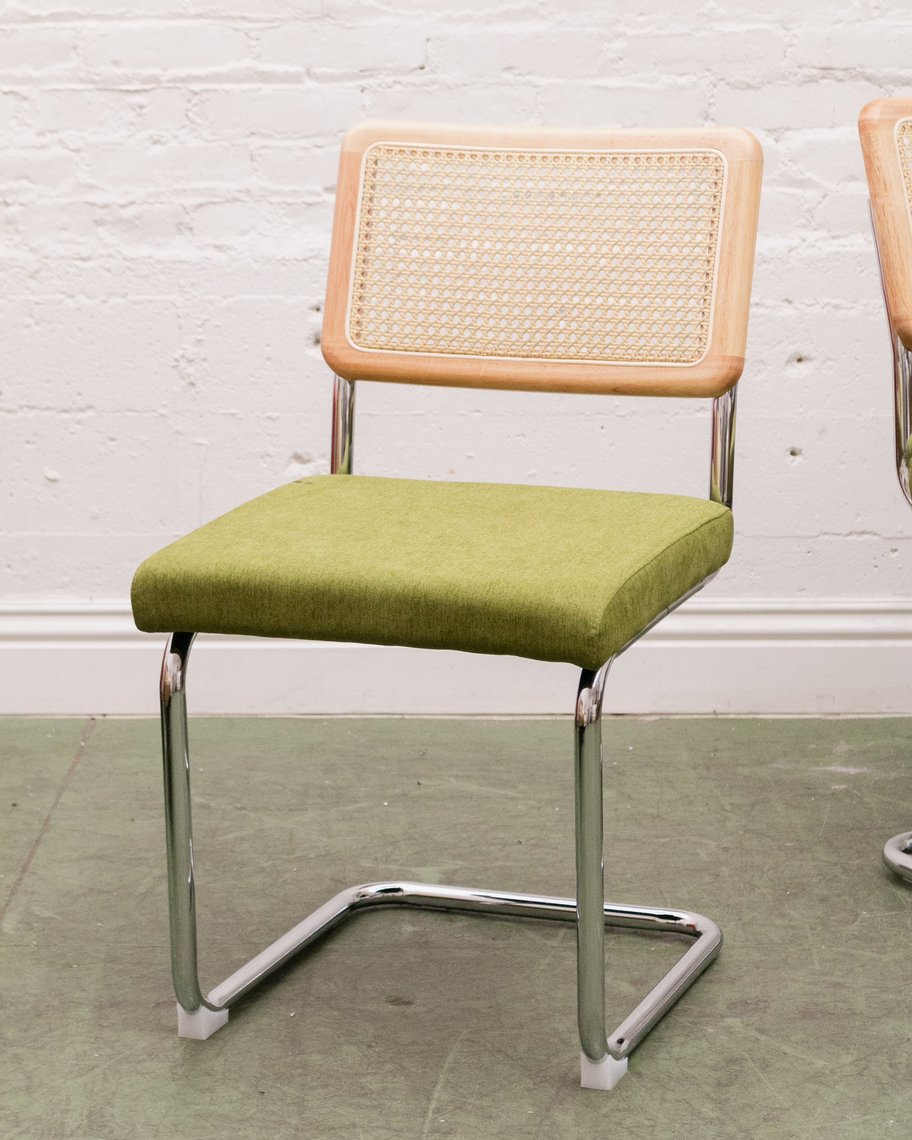 Olive Green Rattan Chair | Sunbeam Vintage | Highland Park - Los ...