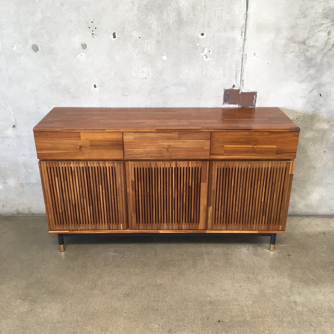 Soho High Three Drawer Credenza / Buffet for Old Bones Co. | Urban ...