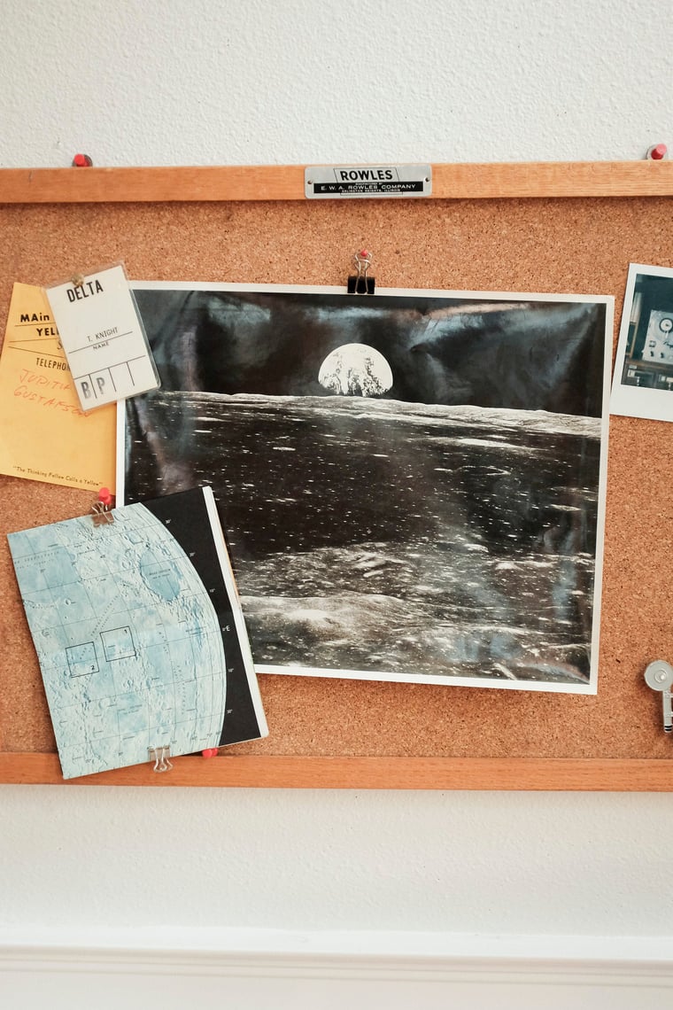 Vintage Moon Photograph | Microscope Telescope | Seattle, WA