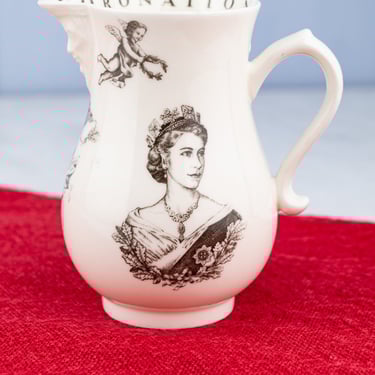 Vintage Queen Elizabeth II 1953 Coronation Pitcher | Posh Chicago ...
