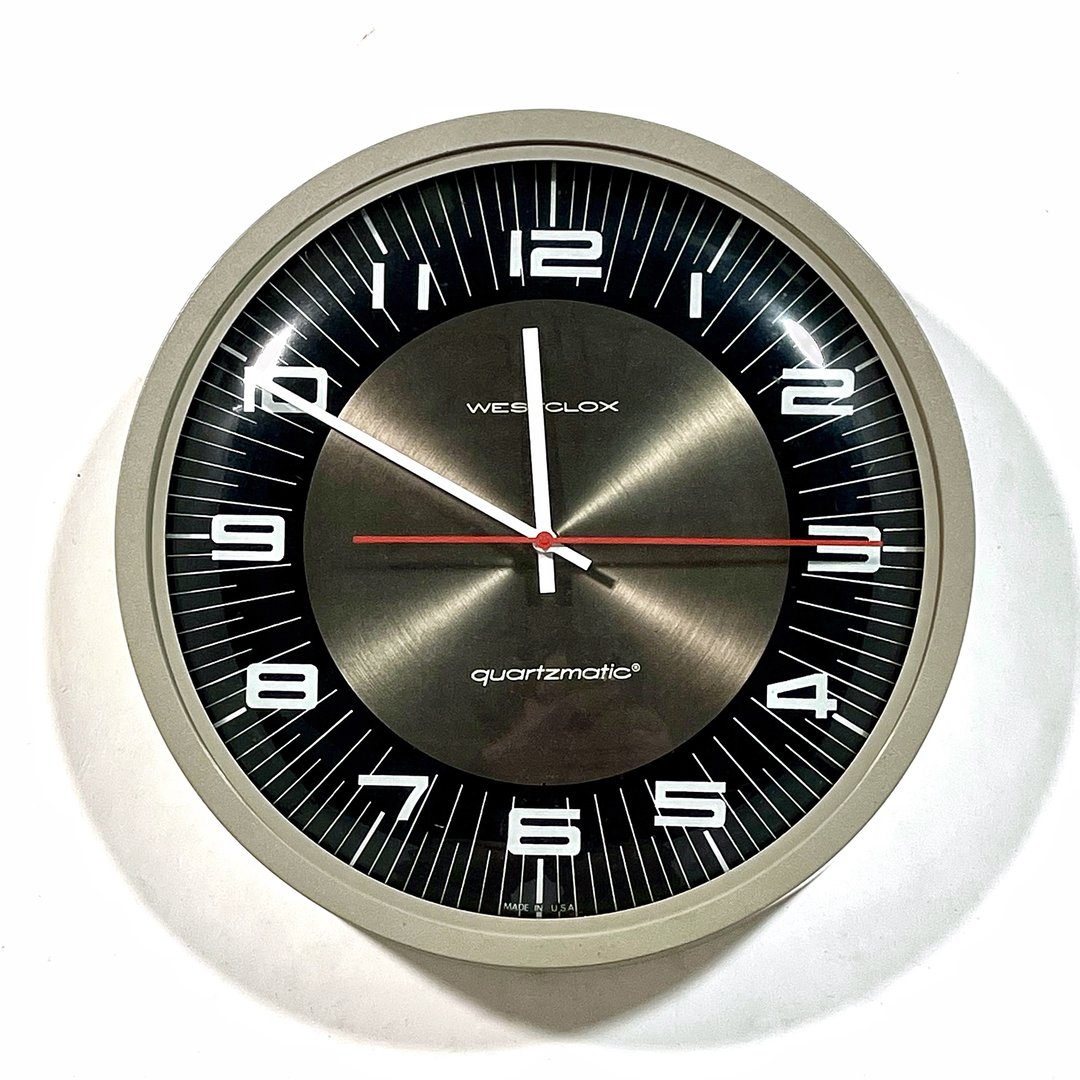 Westclox Quartsmatic Wall Clock | Pegboard Modern | Highland, IN