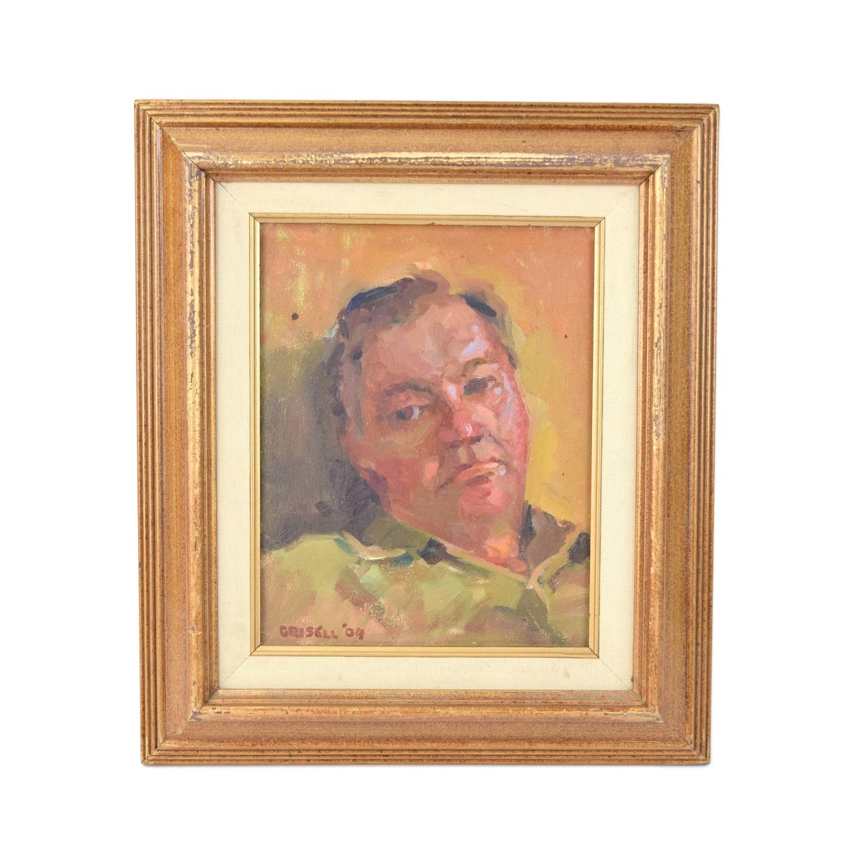 Impressionist Portrait Painting of Sculptor Bill Merklein by ...