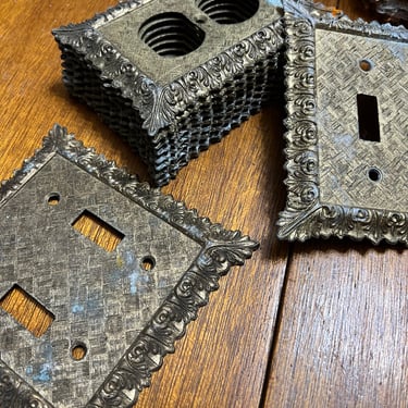 Antique Light Switch Plates Outlet Covers Set of 11 | OrWa Designs ...