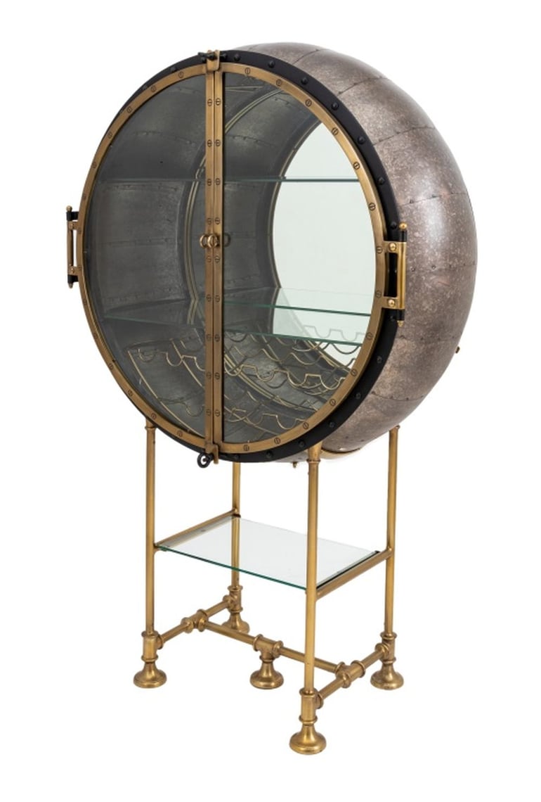 Restoration Hardware Porthole Bar | Showplace Antique + Design Center ...
