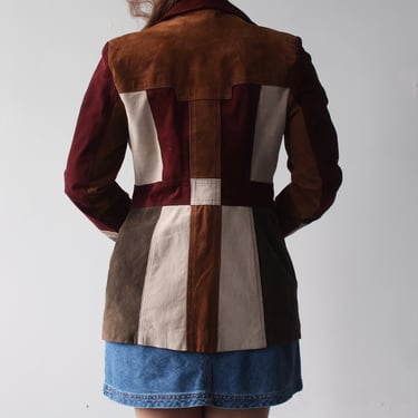 Vintage Patchwork Suede Jacket | Wornable | Philadelphia, PA