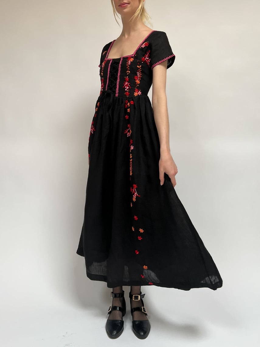 Raffaella Hand Embroidered Dress | Banshee | Portland, OR