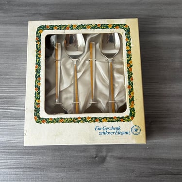 Vintage Hoogosil Solingen Set of six demi tasse spoons , Germany ...