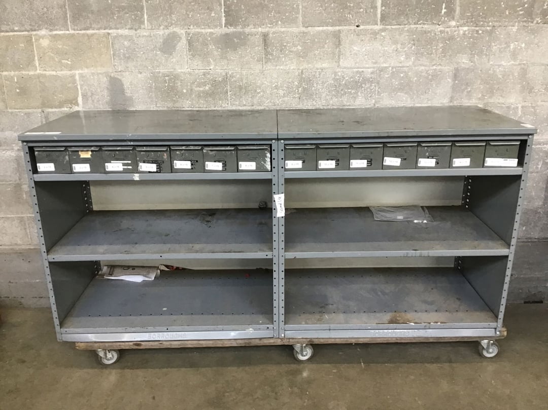 Steel Shop Shelving Unit w/ Bin Drawers (Seattle) | Second Use ...