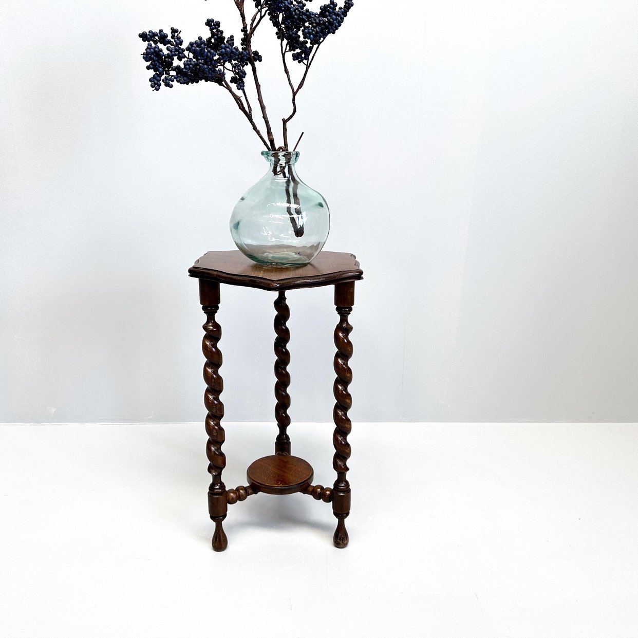 Vintage Dutch Barley Twist Plant Stand, Side Table, | Entourage Finds ...