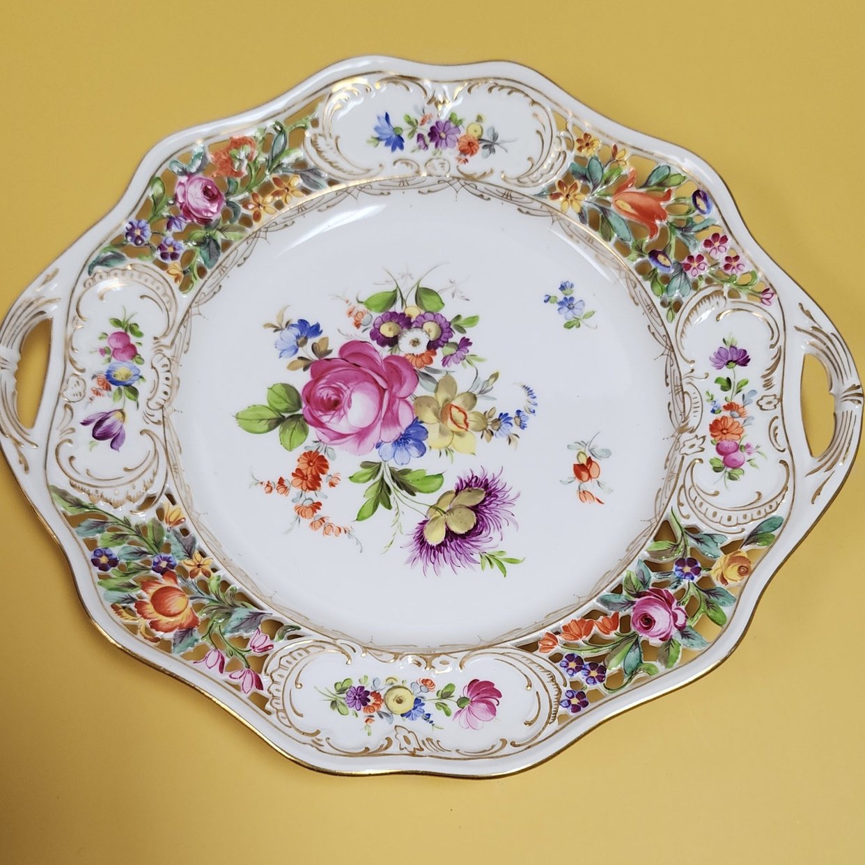 19th Century Porcelain Platter by Dresden | Vintage MC - Frederick, MD ...