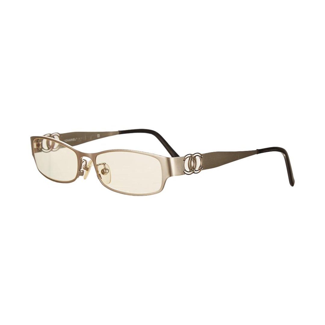 Chanel Silver Logo Micro Glasses | Treasures of NYC | New York, NY
