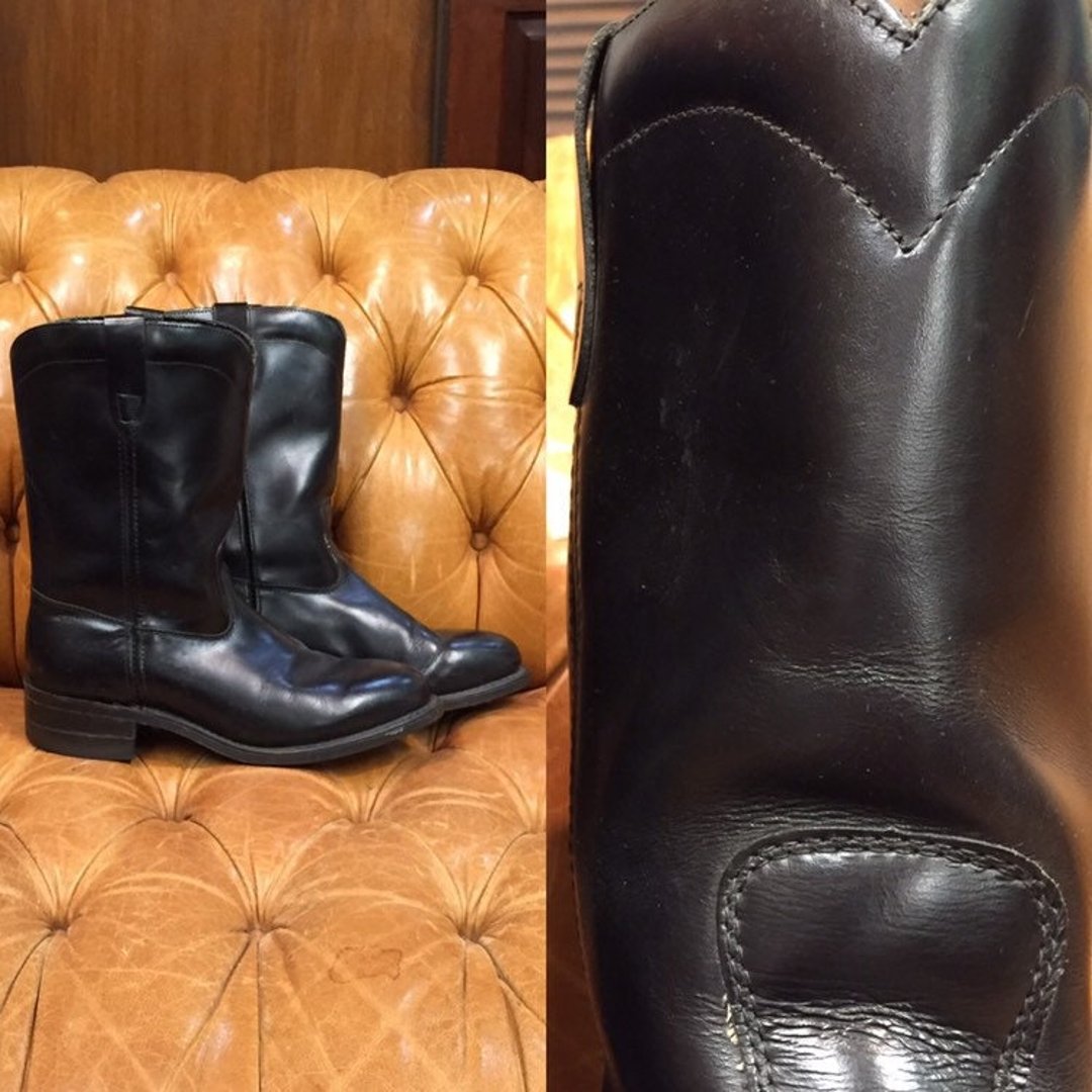 Vintage 1960’s Work Boots, Engineer Boots, Rockabilly Boots, Black Work ...