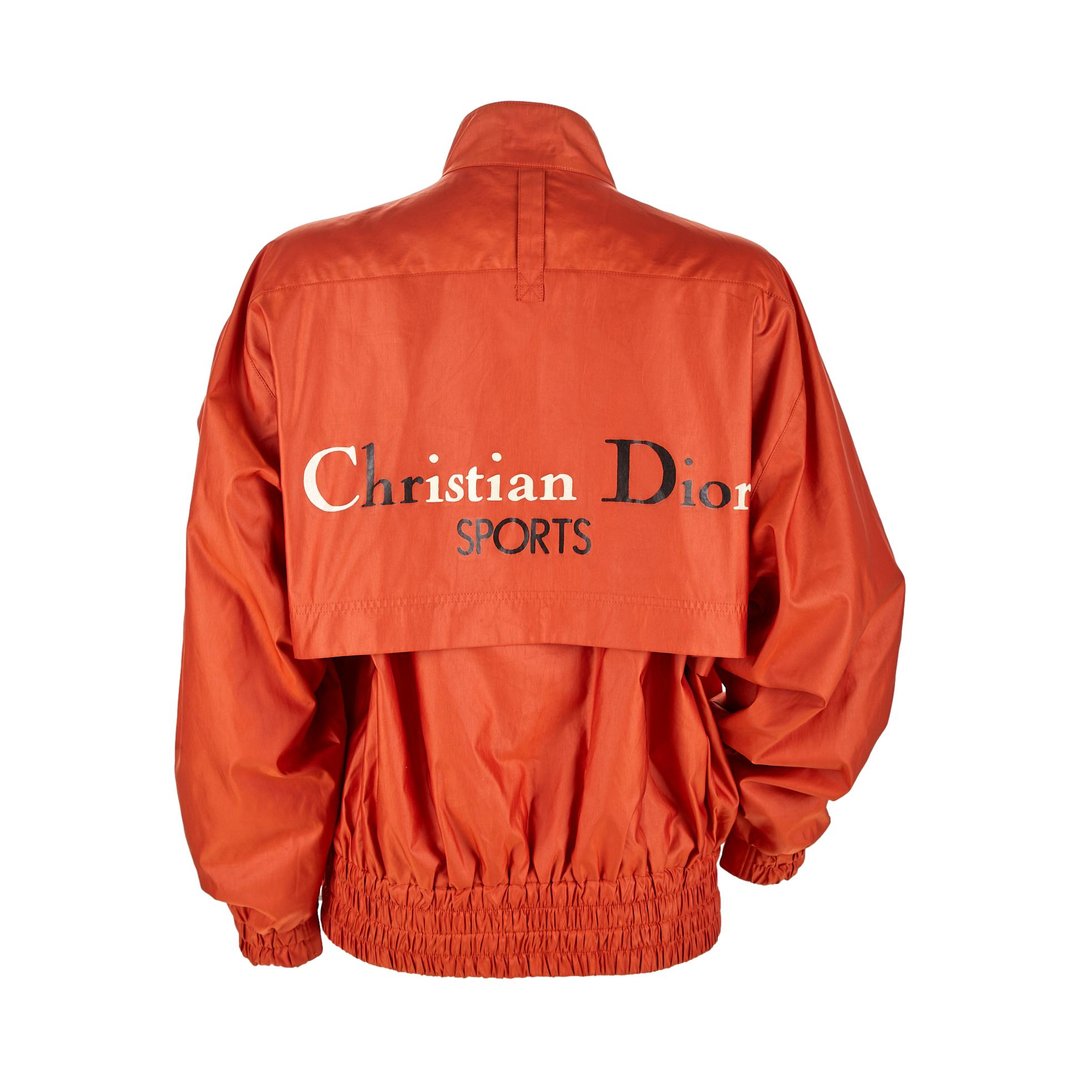 Dior Orange Logo Windbreaker | Treasures of NYC | New York, NY