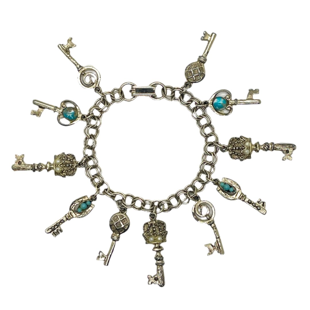 1960’s Skeleton Key Charm Bracelet | Antique Sugar | Phoenix, AZ