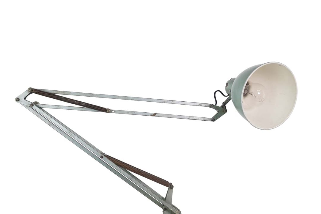 Adjustable Desk Mounted Lamp with Spring Powered Boom Arm | Olde Good ...