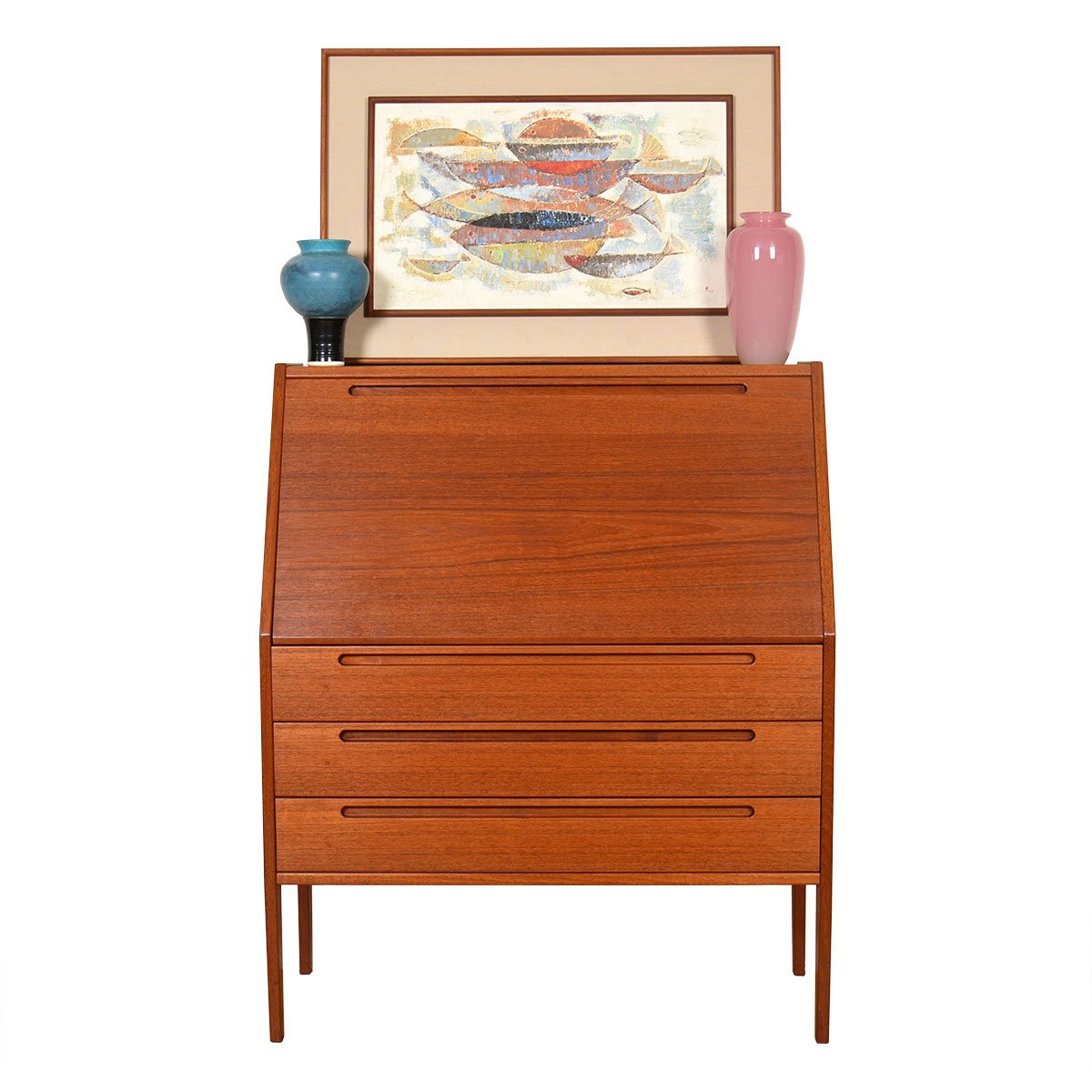 Kai Kristiansen for HNJ | Torring Danish Teak Secretary | Modern Mobler ...