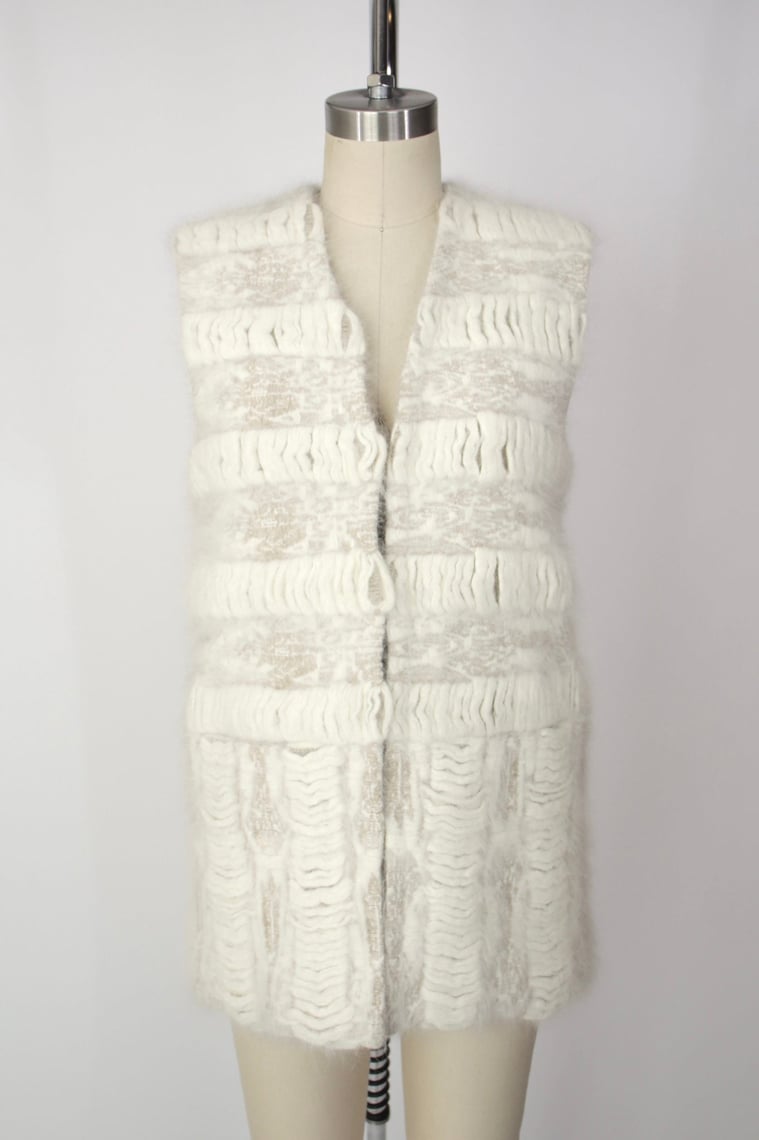Obakki Angora & Wool Blend Vest | Mercy Vintage | Oakland, CA
