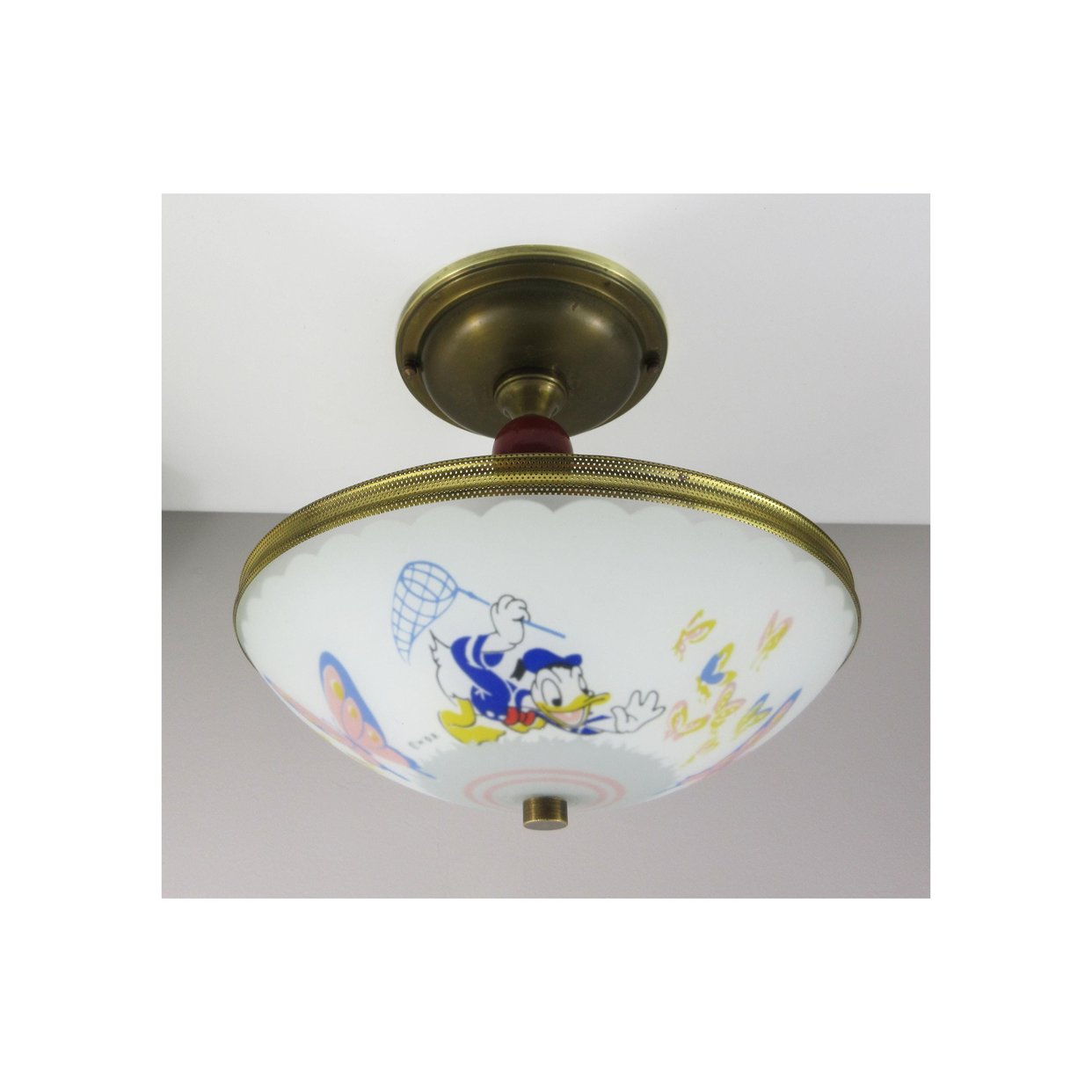 1950's Walt Disney Ceiling Light - Pluto & Donald | St Croix Lighting ...