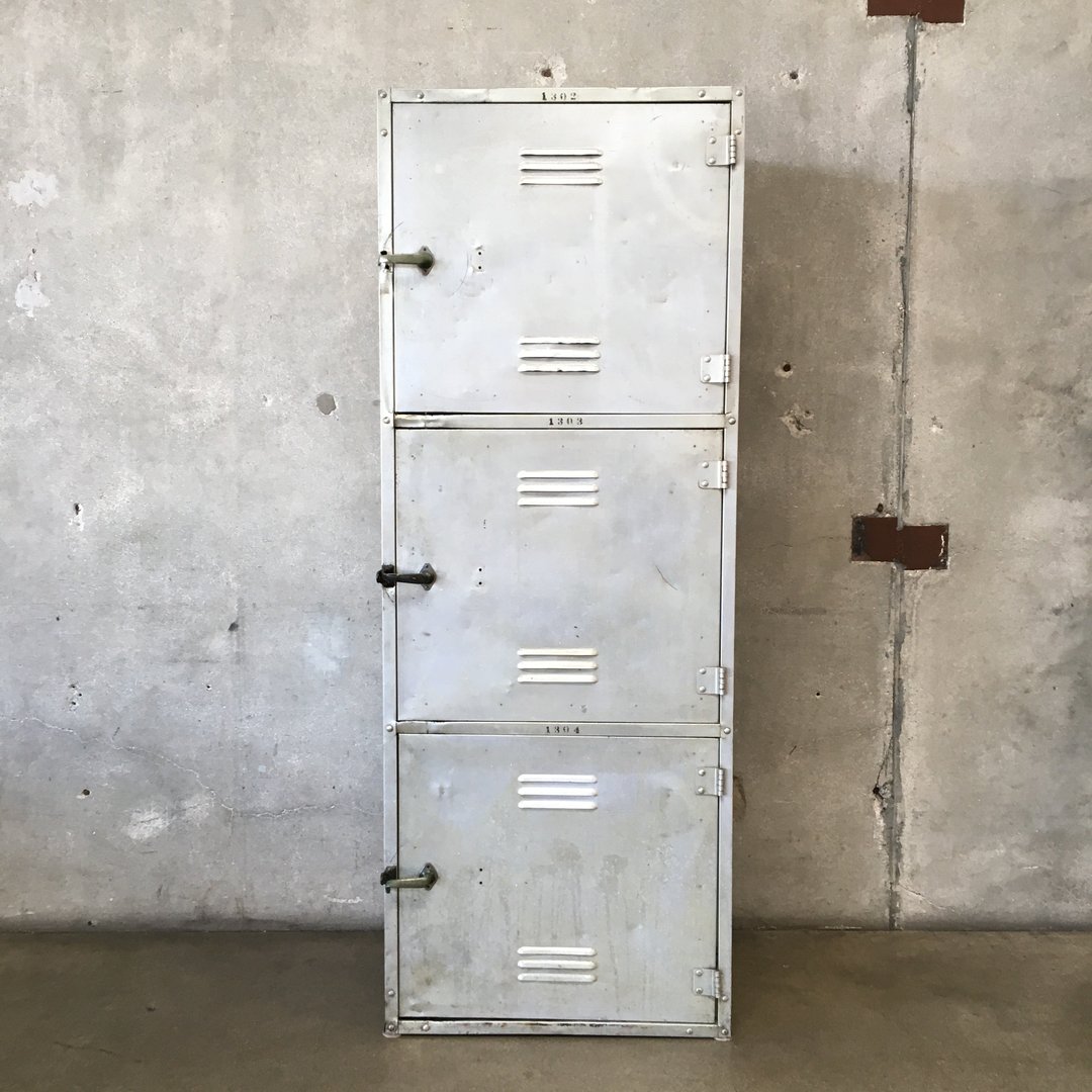 Vintage Aircraft Aluminum Locker Cabinet | Urban Americana (Home Decor ...