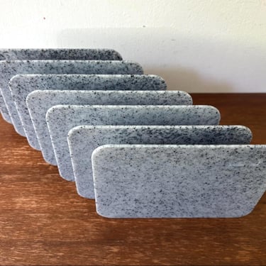 Vintage Eldon Office Faux Granite Speckled Grey Acrylic | Tori Trading ...