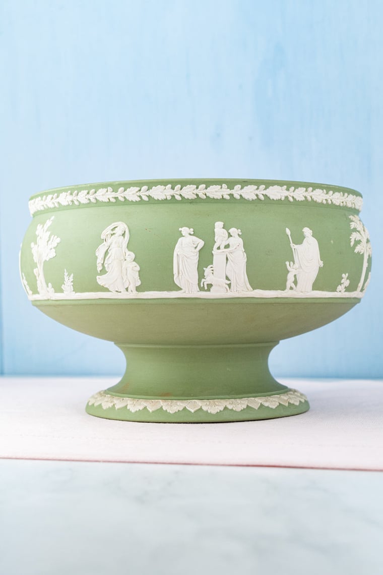 Vintage Wedgwood Jasperware Footed Centerpiece Bowl | Posh Chicago | Chicago, IL