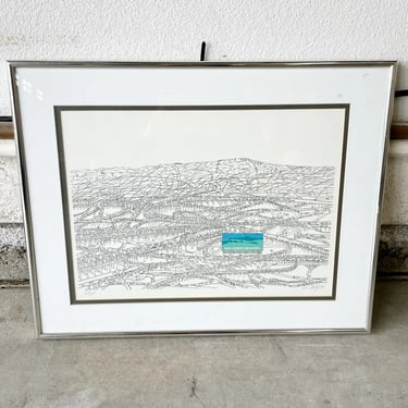 Vintage Bruce Johnson Keep America Beautiful Numbered Signed & Framed ...