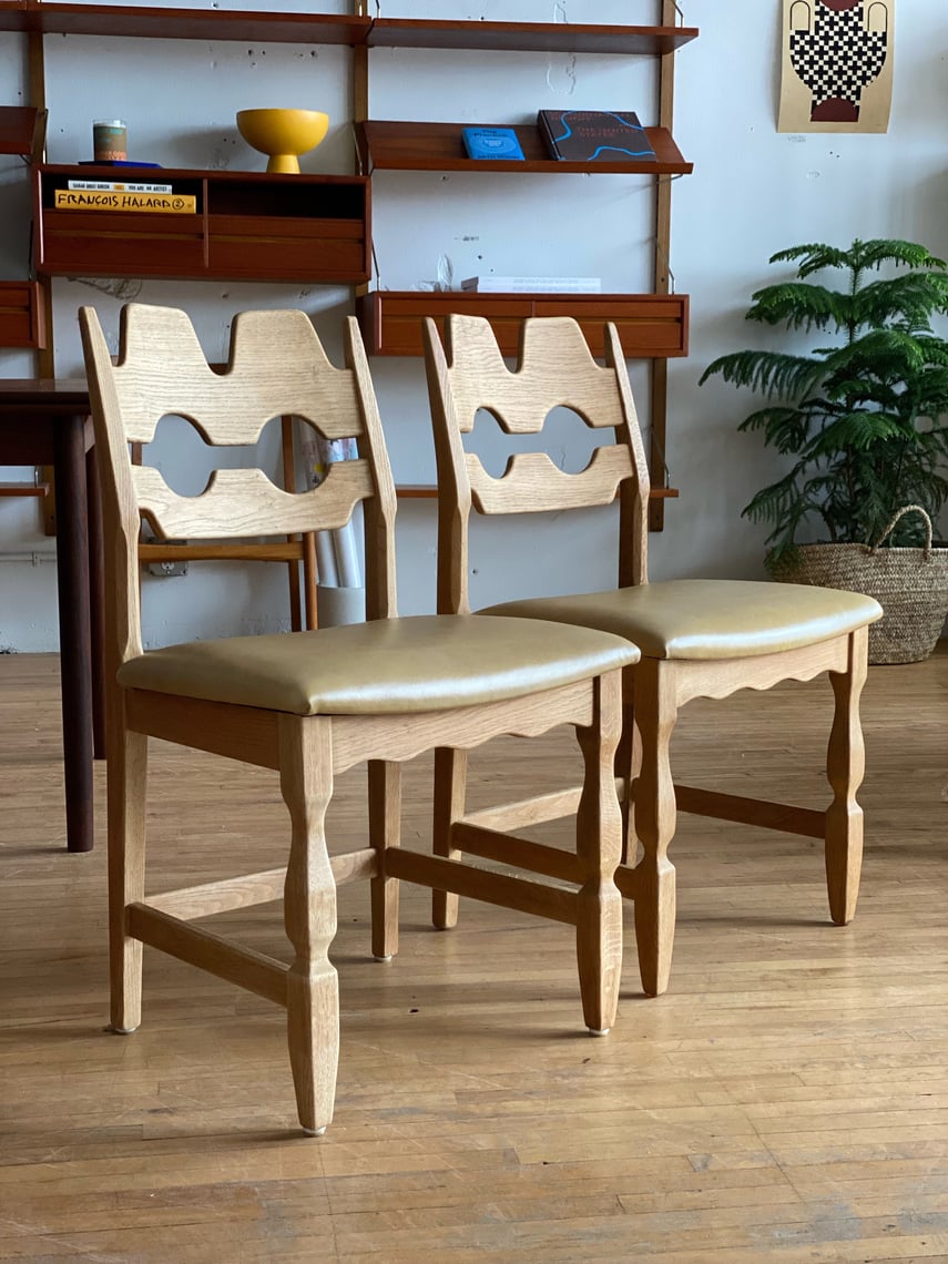 Razor Back Dining Chairs Designed by Henning Kjaernulf | Golden Age ...