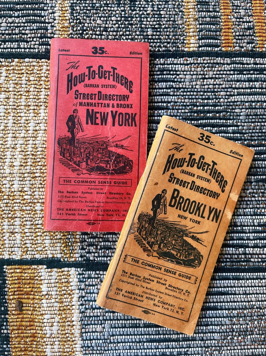 Vintage 1951 NYC Street Directories -- Brooklyn, Manhattan & Bronx ...