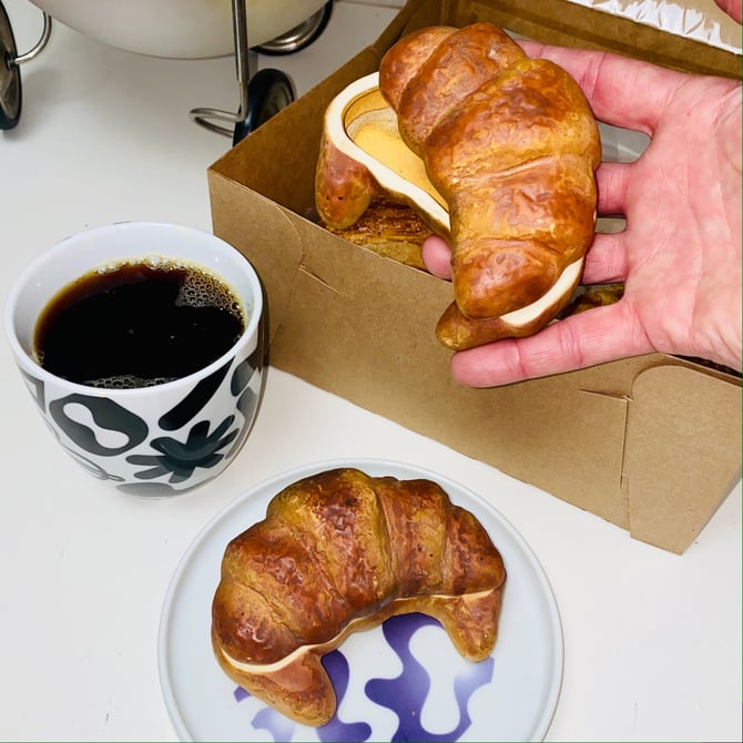 Vintage Trompe L'oeil Croissant Boxes | Odd Eye | East Village - New ...