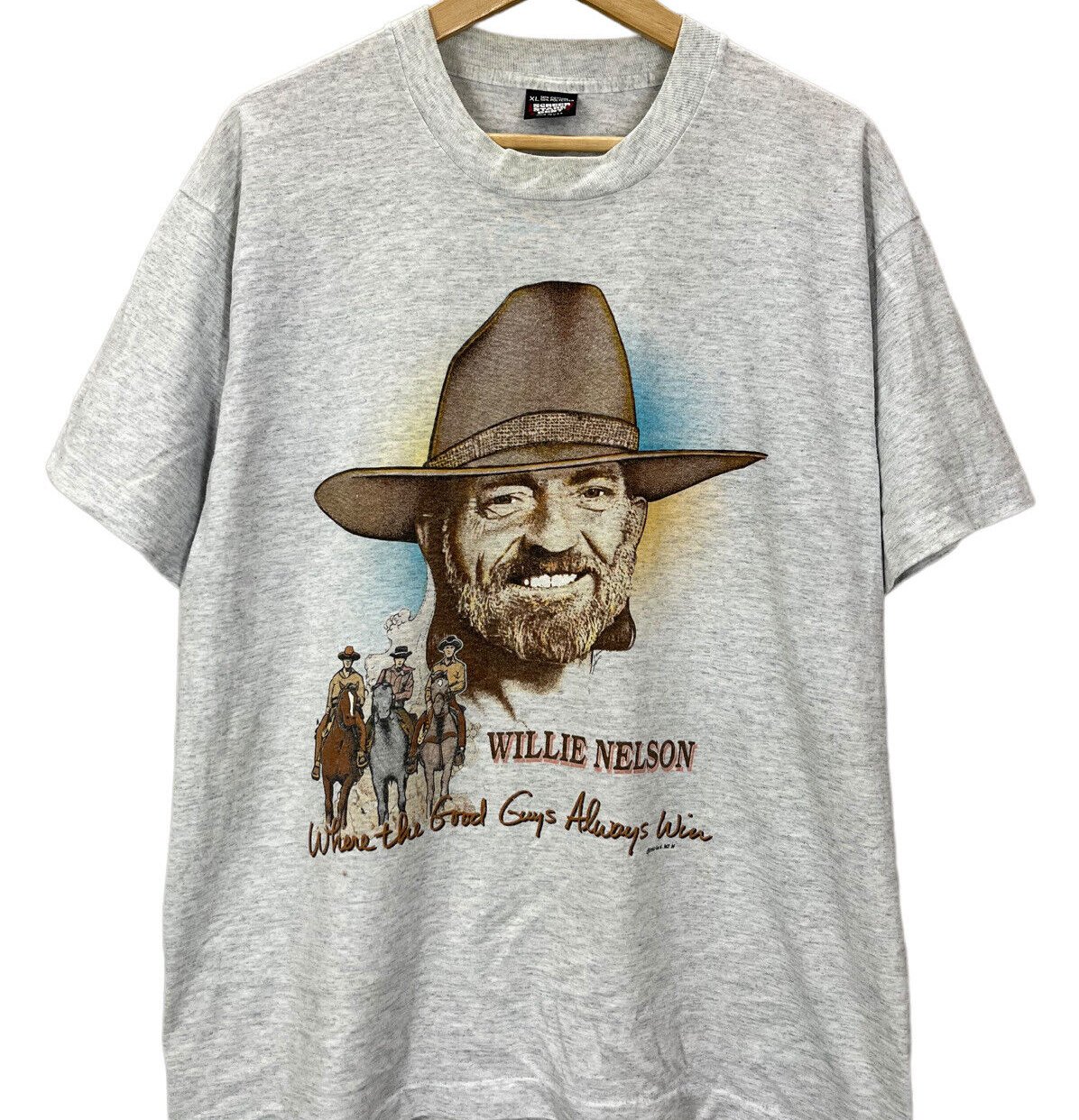 Vtg 1990 Willie Nelson Good Guys Always Win Cowboys | Downtown ...