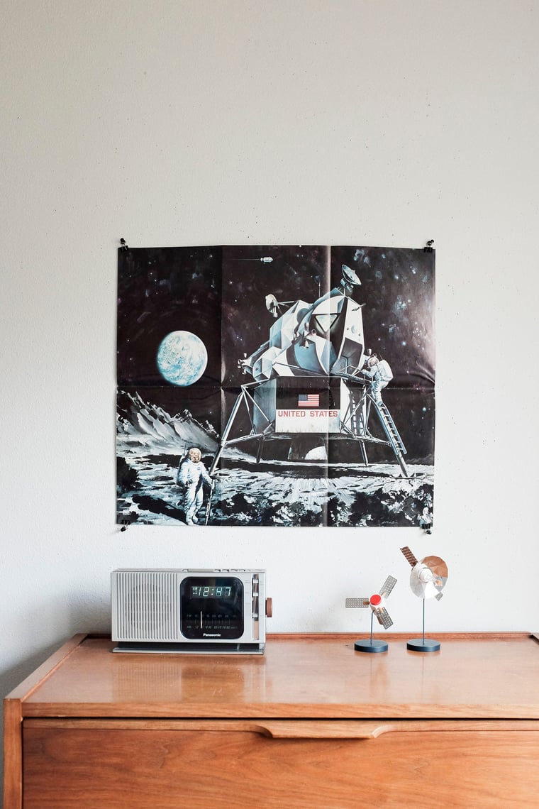 Journey to the Moon Nasa Fold out Poster | Microscope Telescope ...