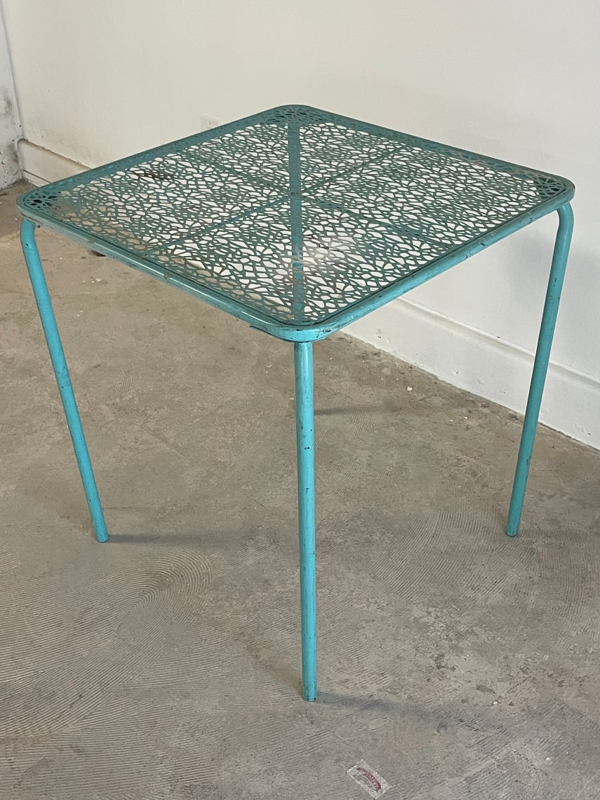 Aqua Outdoor Table | Sunbeam Vintage | Highland Park - Los Angeles, CA