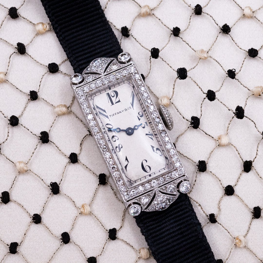 Art-Deco Tiffany & Co. Platinum & Diamond Watch | Pippin Vintage ...