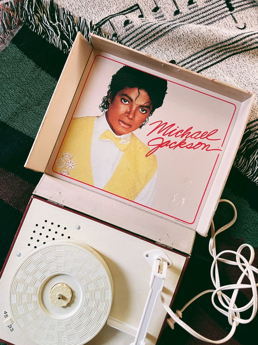 Vintage Rare Michael Jackson Vanity Fair Record Player, 1984 (Untested ...