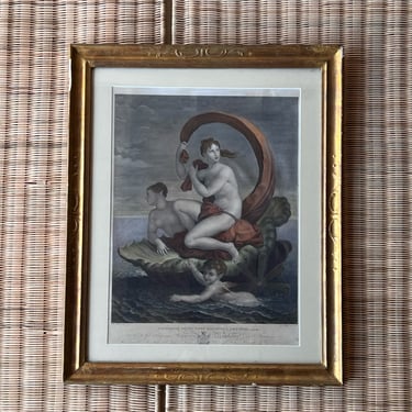 Italian Engraving of Venus | Casa Gusto | West Palm Beach, FL