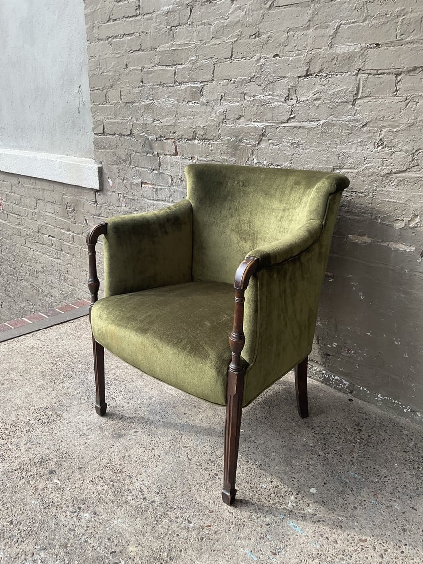 Vintage Velvet Chair | GoodWood | U St - Washington, DC