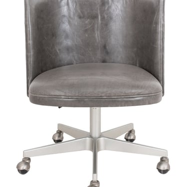 Restoration Hardware Swivel Office Chair on Caster | Showplace Antique ...