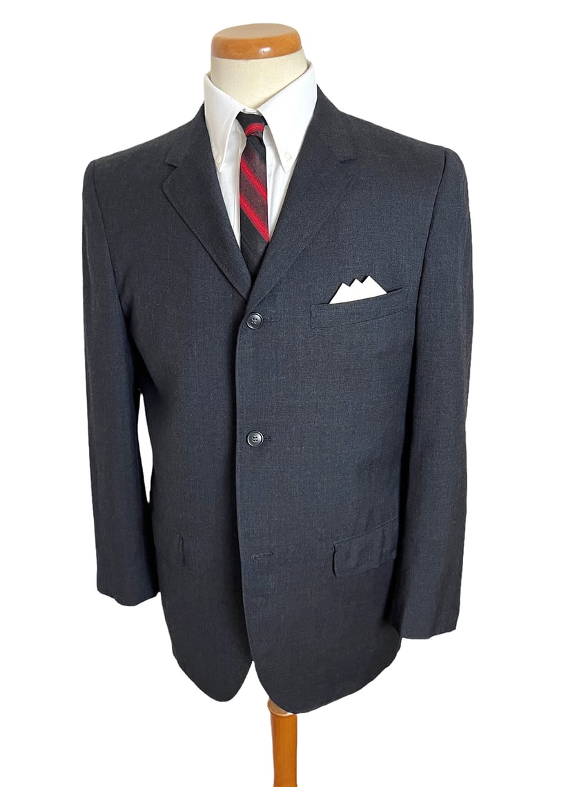 Vintage 1960s FAHEY-BROCKMAN Worsted Wool Sport Coat ~ 38 to 40 R ...